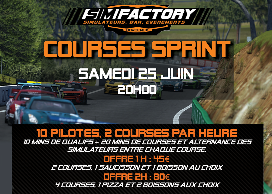 Courses Sprint SIMFACTORY - SIMFACTORY
