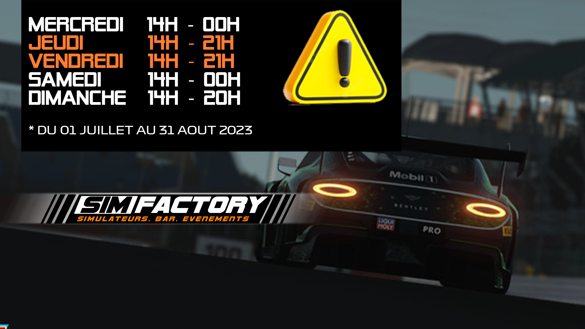 SIMFACTORY - Simulateurs de pilotage a Bordeaux